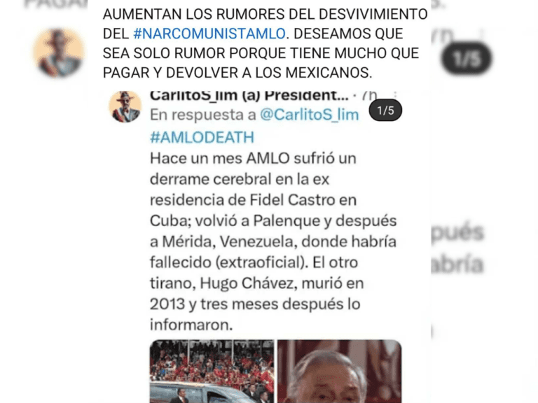 CRECE RUMOR SOBRE MUERTE DE AMLO; ¿VERDAD O BROMA? - Tribuna Campeche