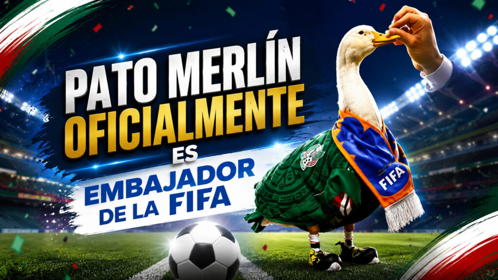 NACIONAL: LA FIFA NOMBRA EMBAJADOR OFICIAL AL PATO “MERLÍN” Y ...